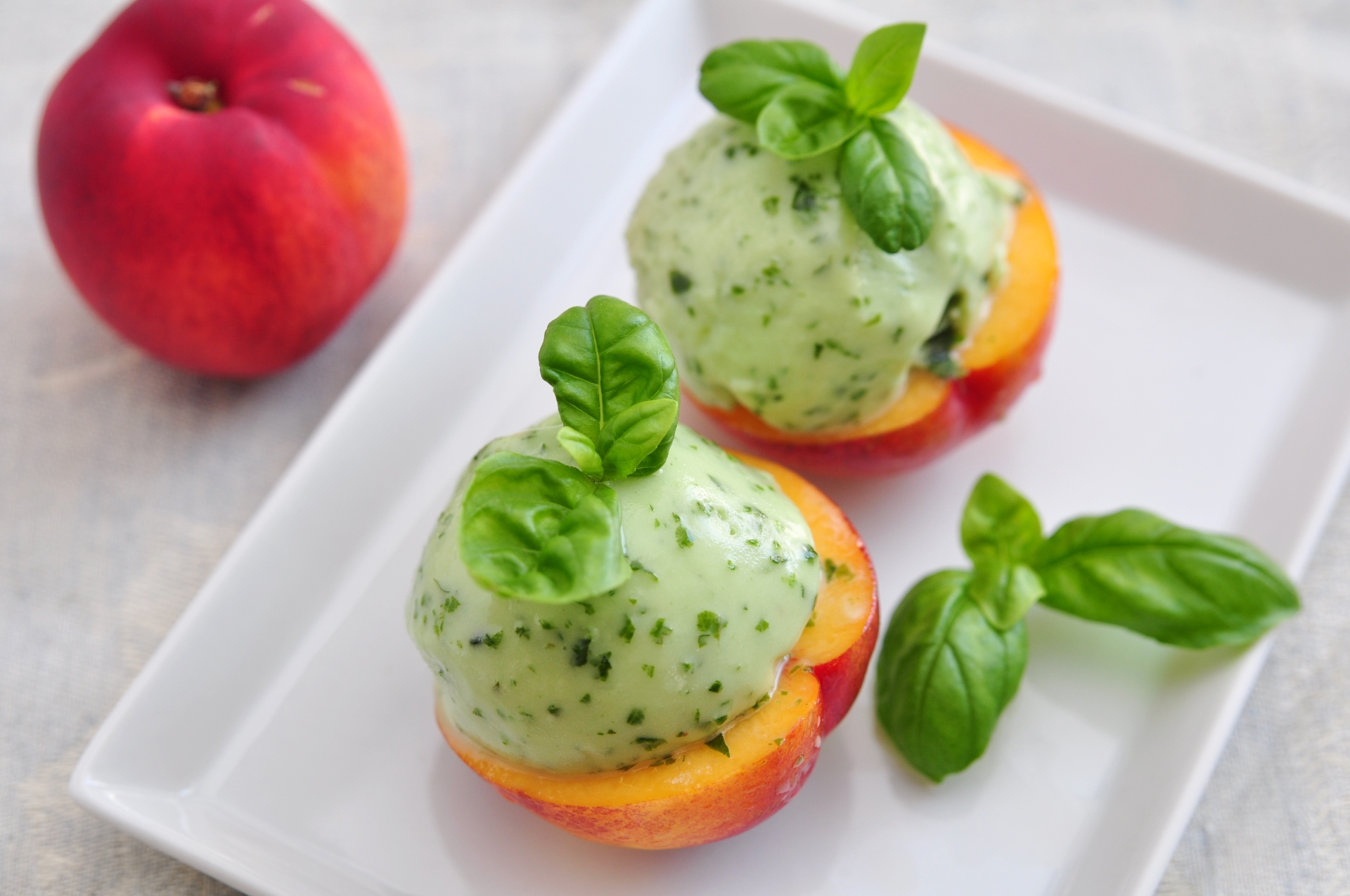 Infused Kitchen: Cannabis infused basil ice cream with grilled peaches ...