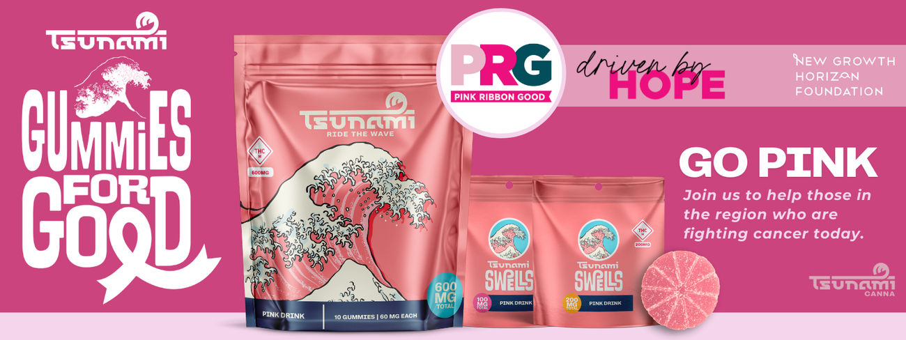 Tsunami Canna launches Pink Drink Gummies in support of Breast Cancer ...